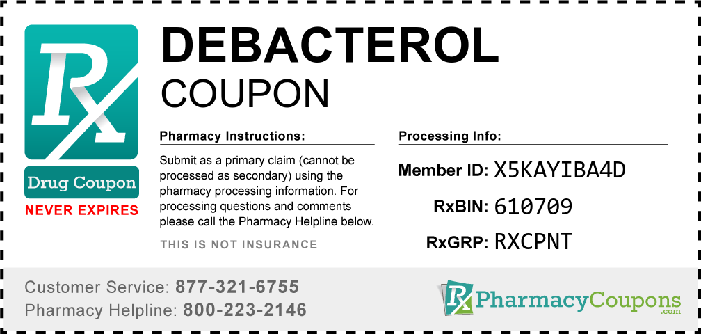 Debacterol Coupon - Pharmacy Discounts Up To 80%