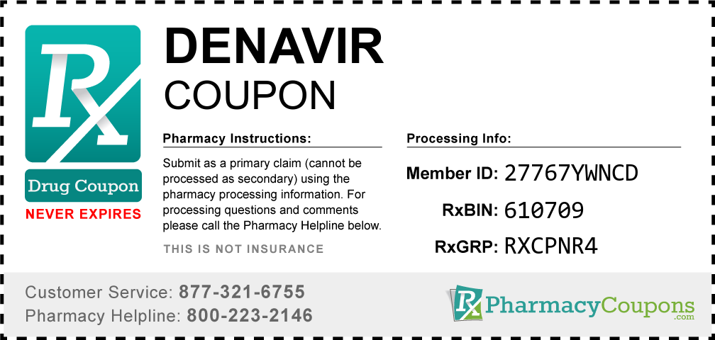 Denavir Coupon - Pharmacy Discounts Up To 90%