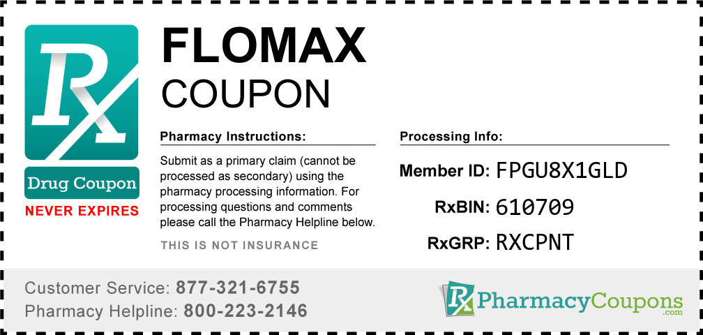 Flomax Coupon - Pharmacy Discounts Up To 80%