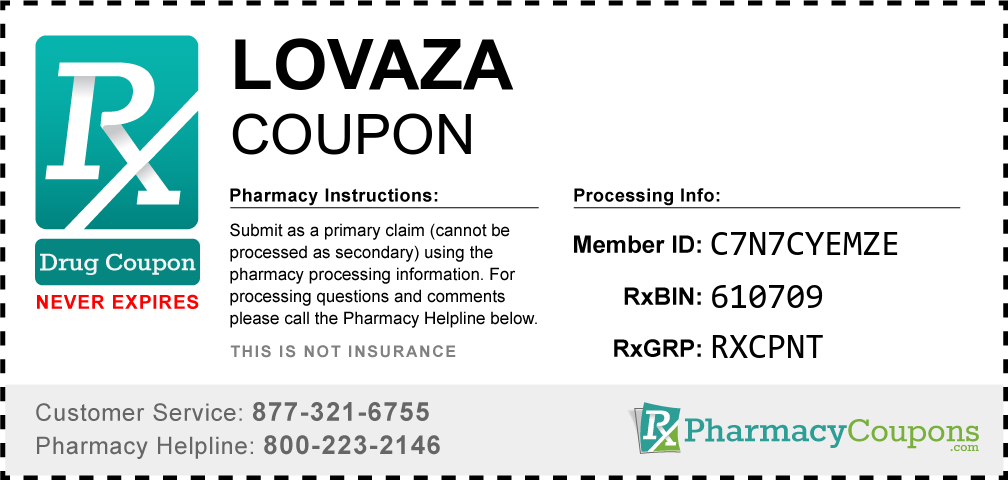 Lovaza Coupon - Pharmacy Discounts Up To 80%