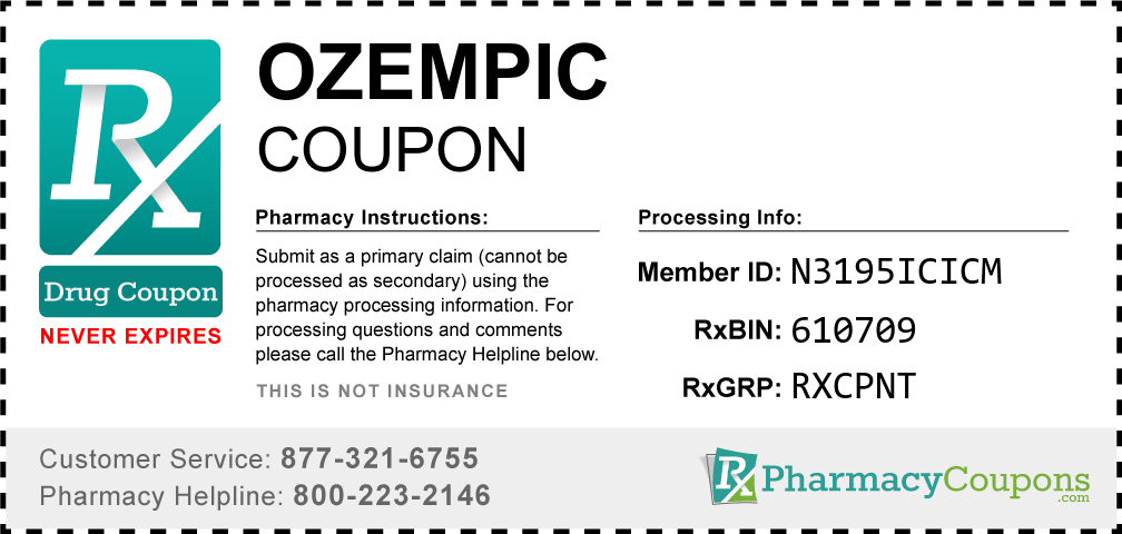 Ozempic Coupon - Pharmacy Discounts Up To 80%