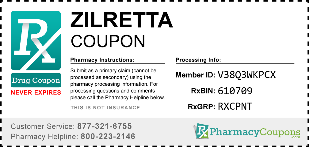 Zilretta Coupon - Pharmacy Discounts Up To 80%